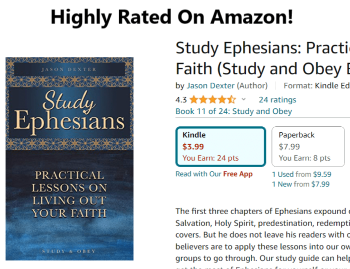 Downloadable Bible Study Guide on Ephesians With Discussion Questions